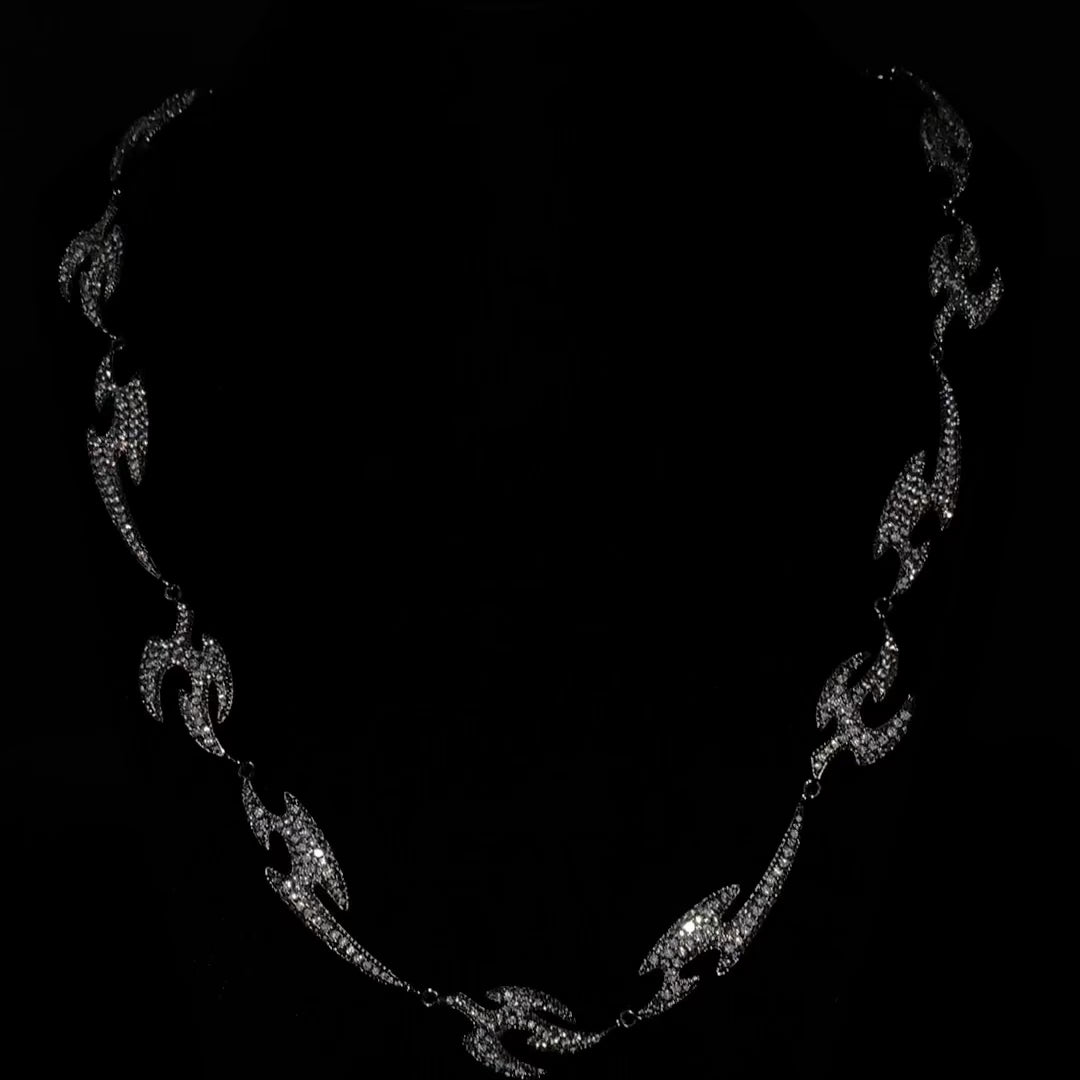 WHITE GOLD TRIBAL CHAIN – STRIKE ARCHIVE